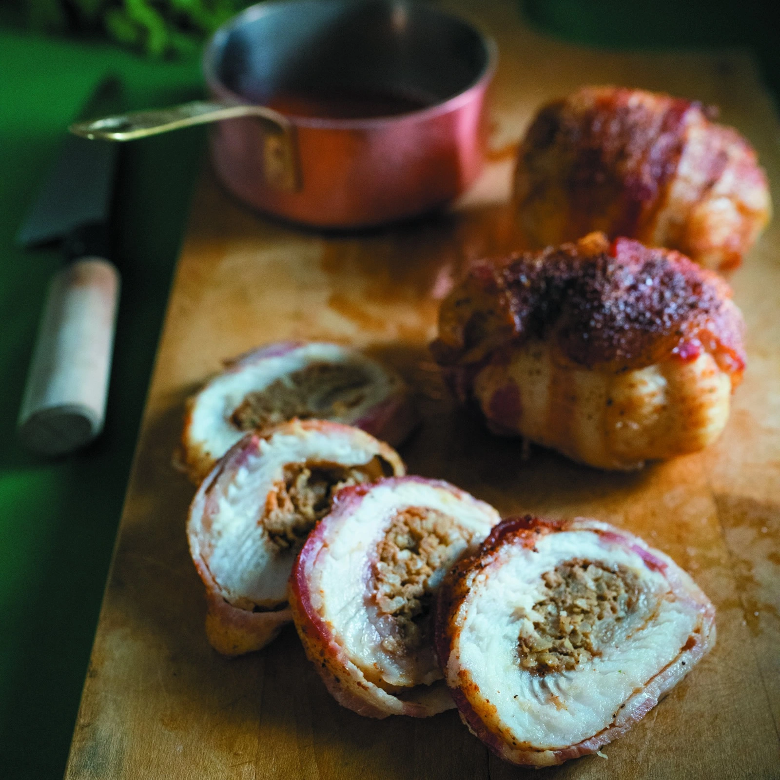 Bacon-Wrapped Catfish and Boudin Rolls – TCI